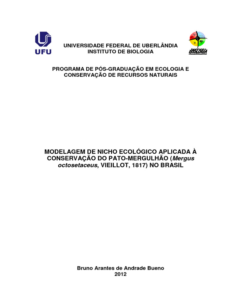 Modelagem de Nicho Ecológico | Download grátis PDF | Geografia | Ecologia