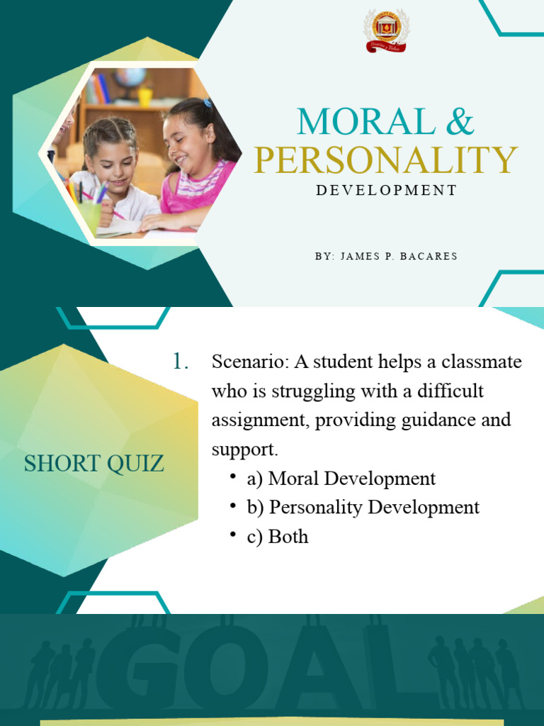 Moral and Personality Development Theories | Download Free PDF ...
