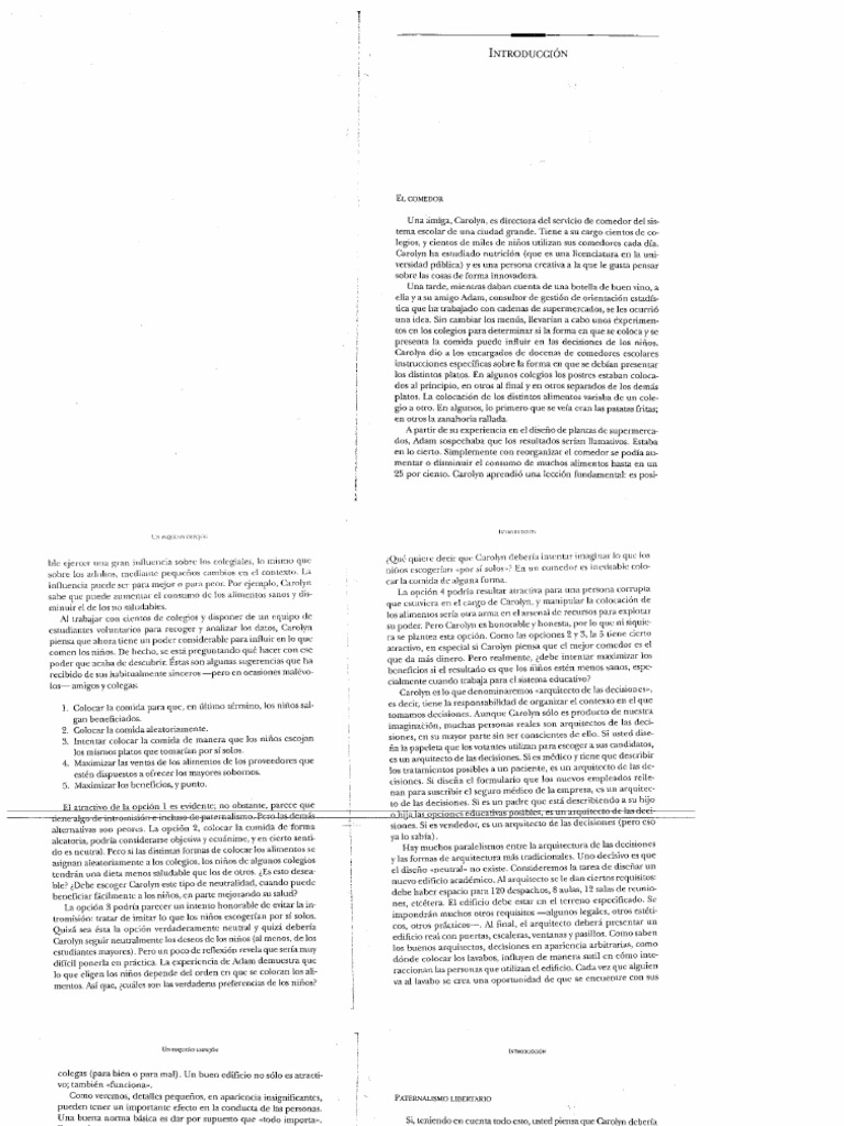 Un Pequeño Empujon Introduccion y Cap 1 | PDF