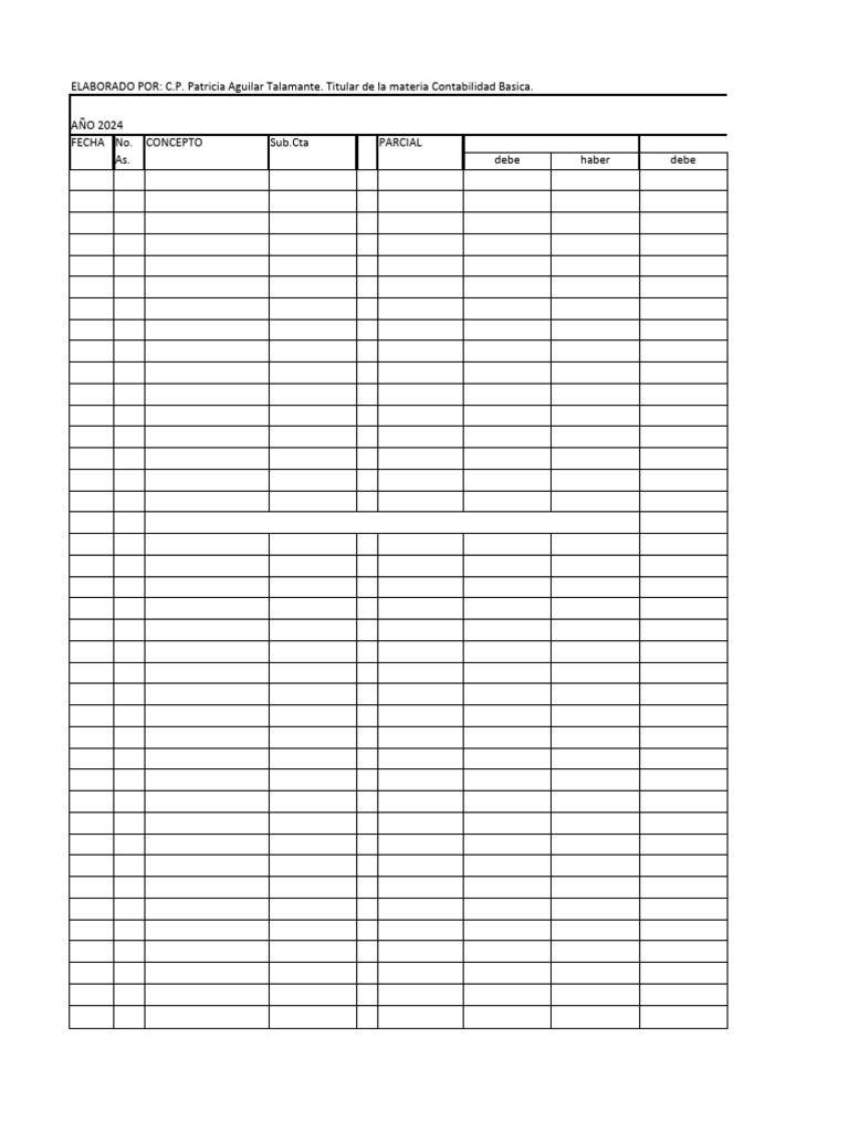 Limpio-diario Tabular o Columnar 1 | PDF