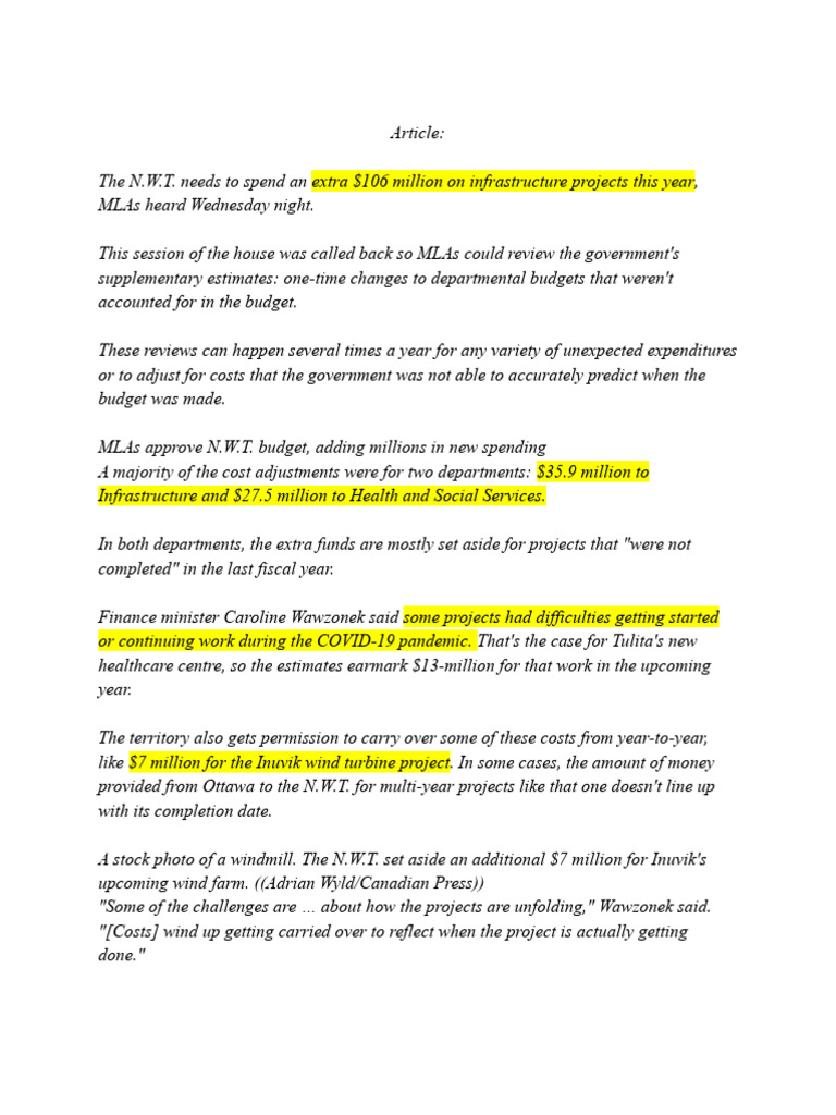 Macro Example #2 | PDF | Sustainability | Infrastructure