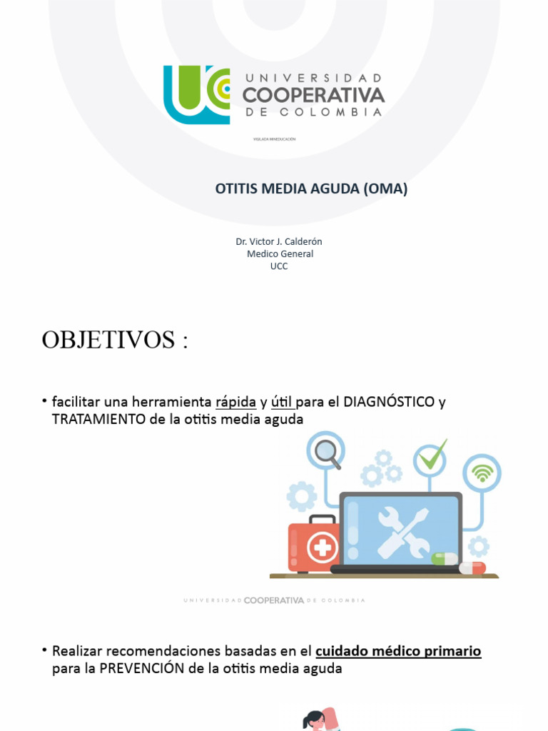 Otitis Media Aguda Clase | PDF | Influenza | Diagnostico medico