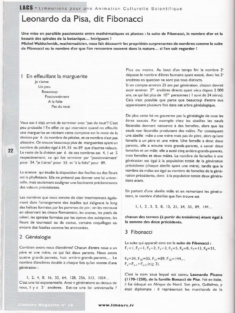 Fibonacci | PDF