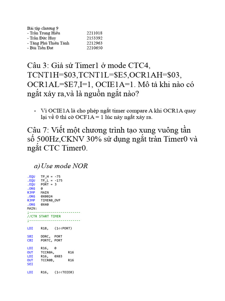 Bài Tập Chương 9 (Unicode Encoding Conflict) | PDF