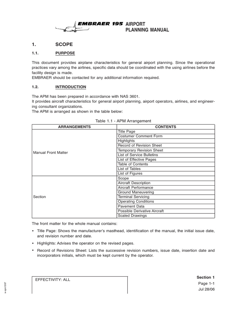 Embraer 195 | PDF | Aircraft | Payload