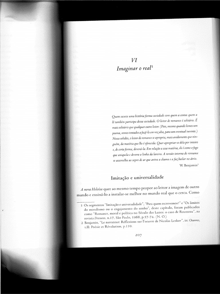 PRADO JR, Bento - Imaginar o Real | PDF