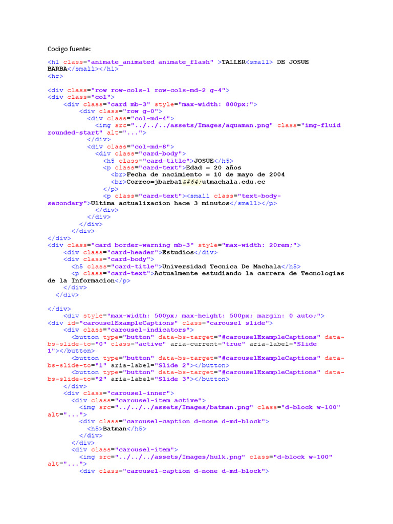 Componente Acerca de | PDF