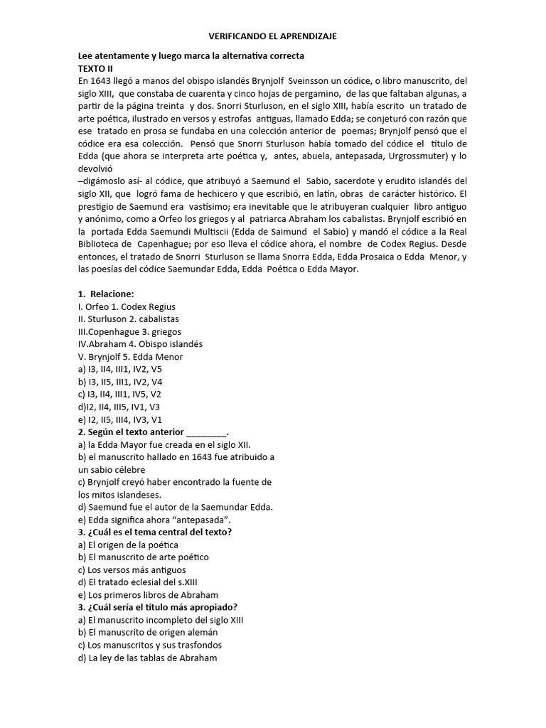 Orígenes del Codex Regius y falacias lógicas | PDF | Falacia