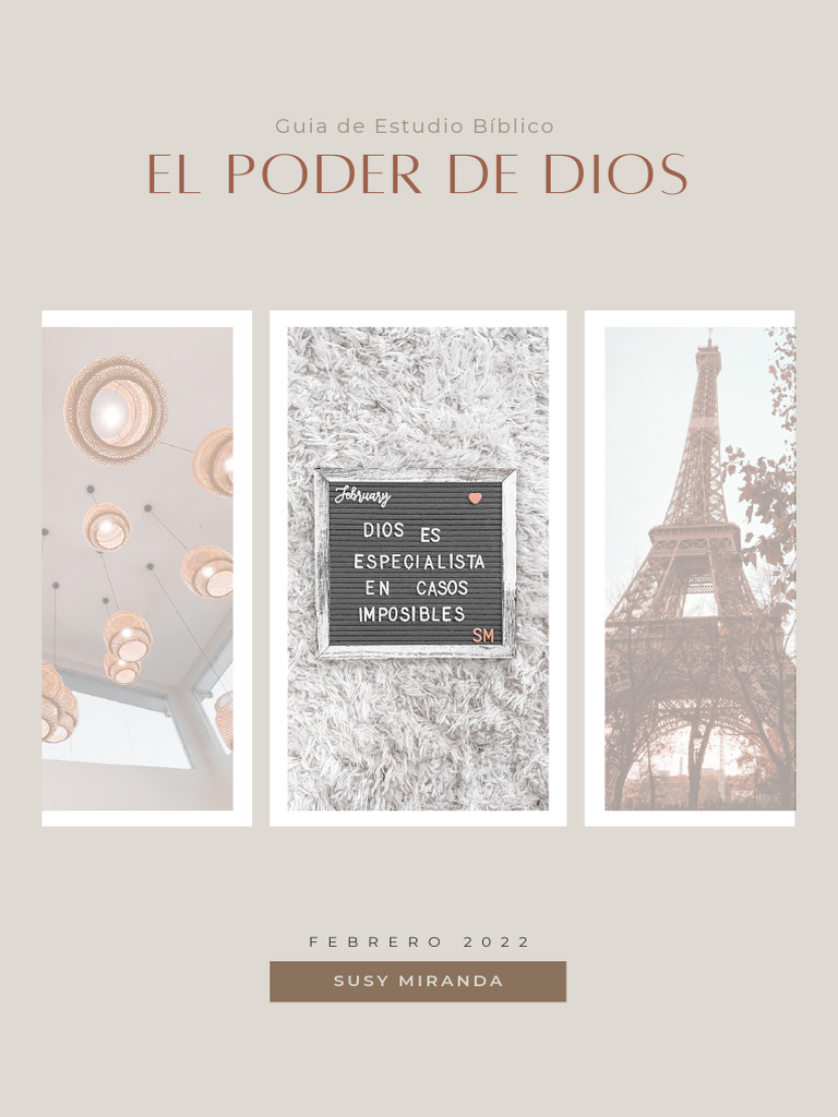 Guía Bíblica: El Poder de Dios | PDF | Salmos | Contenido bíblico