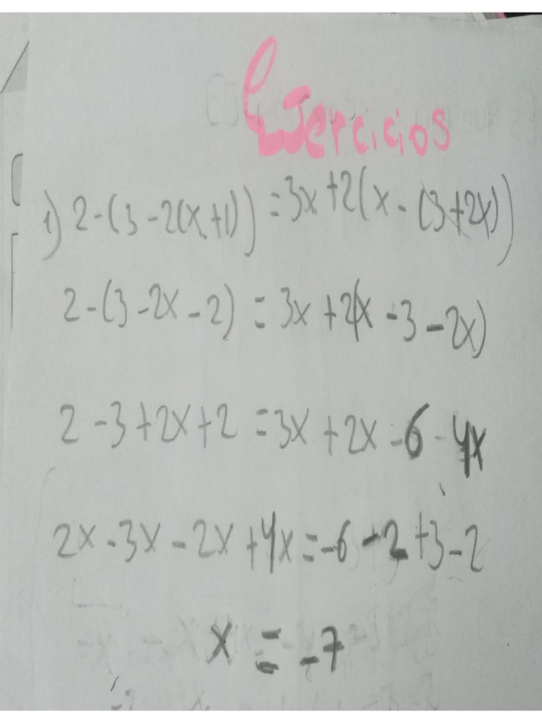 Mate ejercicios | PDF