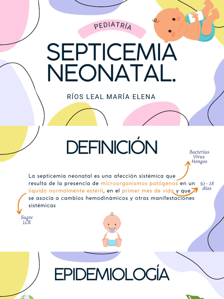 Sepsis Neonatal: Definición y Tratamiento | PDF | Septicemia | Infantes