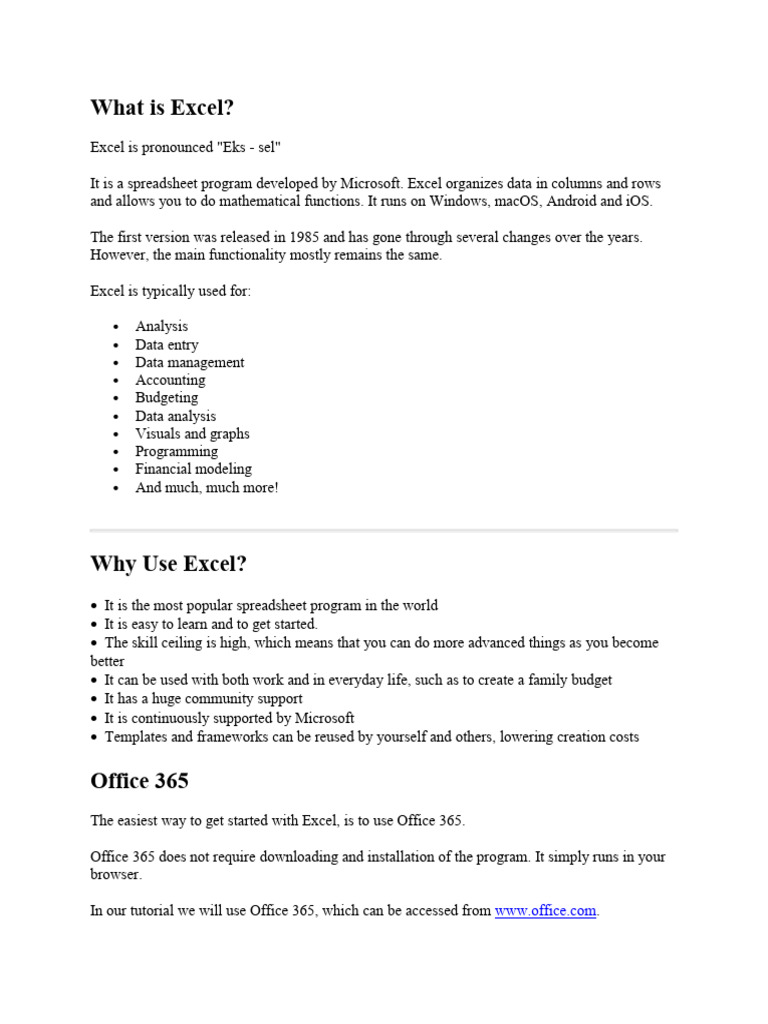 Pointers Bsoaloa | PDF | Microsoft Excel | Software