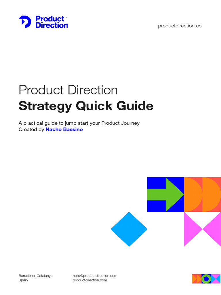 Strategy Quick Guide Product Direction | PDF | Information | Goal