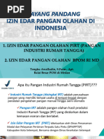 Panduan Pembuatan SPP-IRT 2024 | PDF