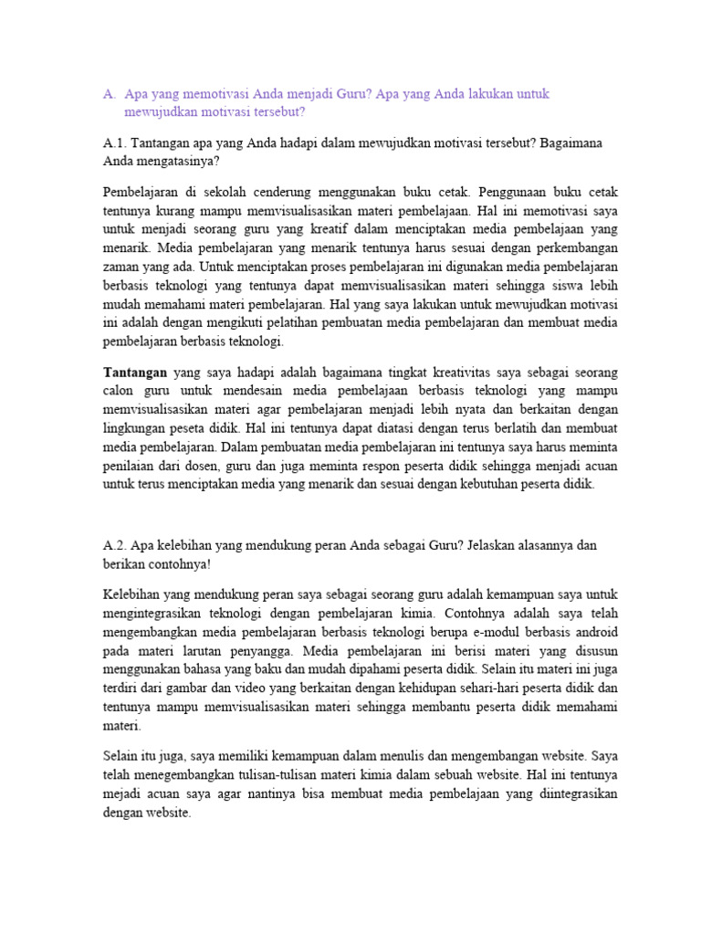 Essai PPG Prajabatan 2023 Fix | PDF