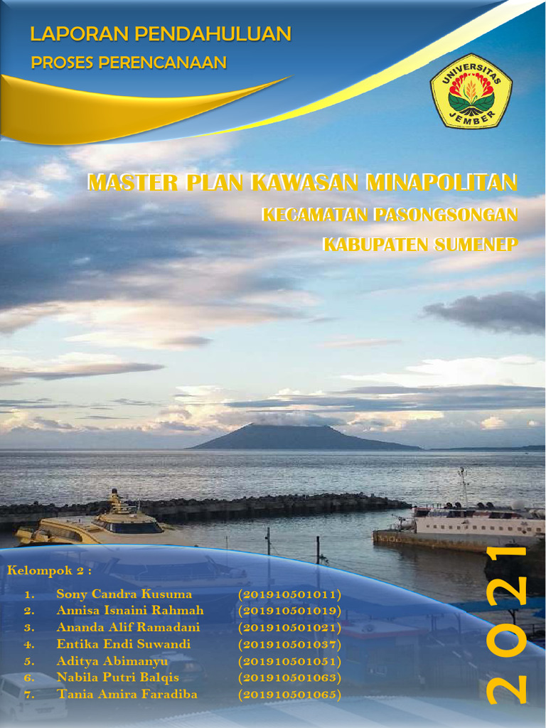 TB PROSPER - KELOMPOK 2 - Master Plan Kawasan Minapolitan Pasongsongan | PDF