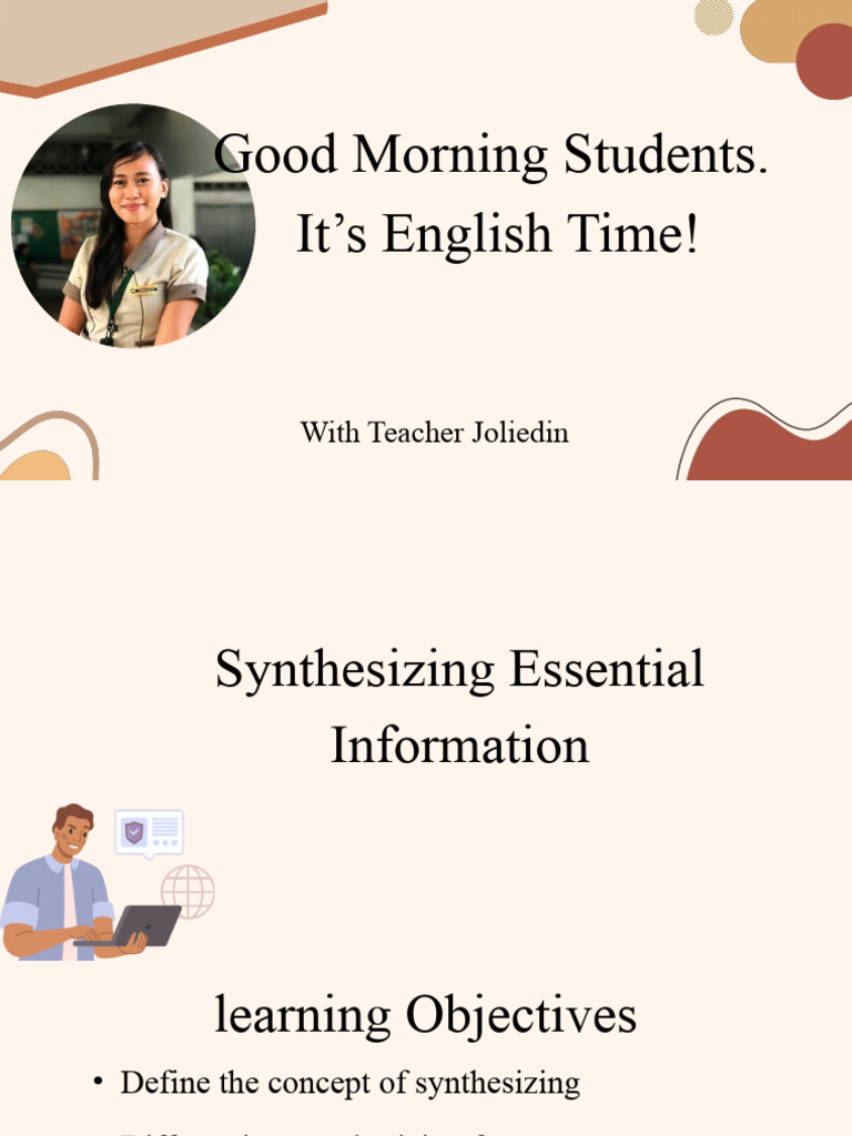 Synthesizing Information | PDF | Thought | Cognition