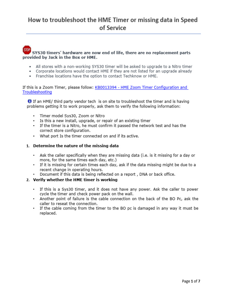 How To Troubleshoot The or Missing Data in Speed of Service | PDF | Command Line Interface ...
