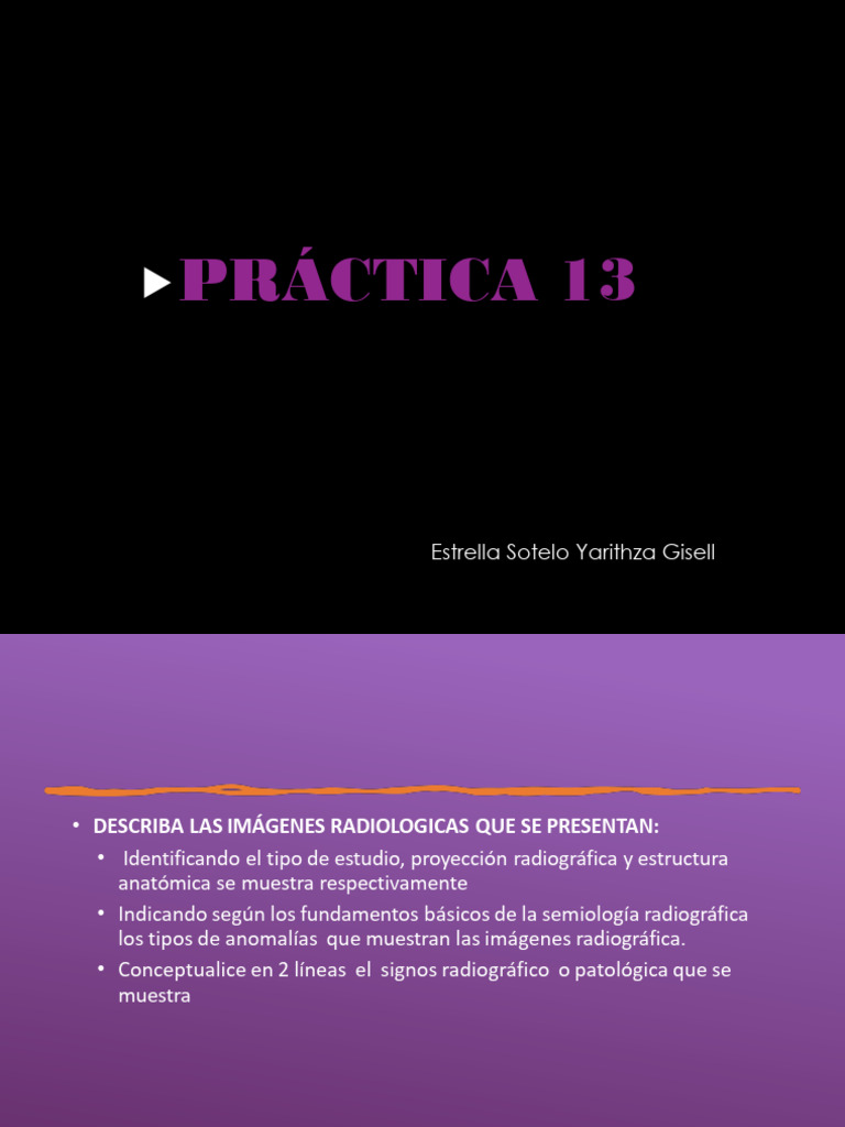 Practica N13 | PDF | Mamografía | Aorta