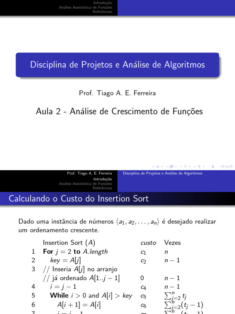 Aula 02 | PDF | Algoritmos | Matemática aplicada