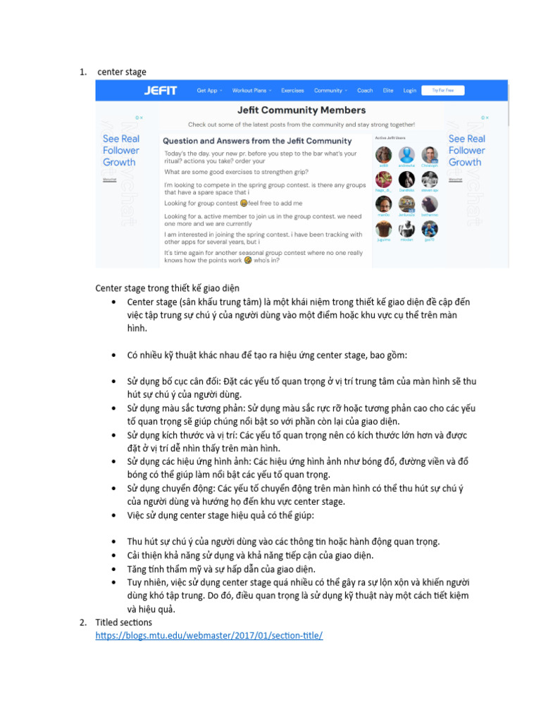 Center Stage | PDF