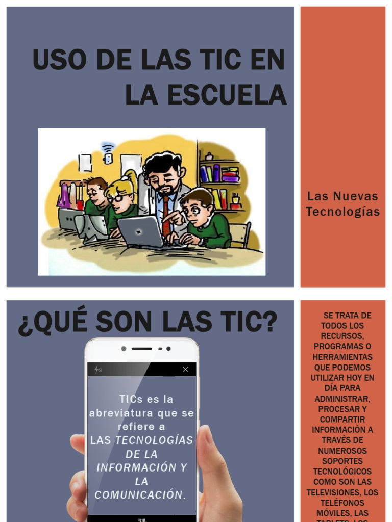 Uso de Las Tic en La Escuela | Descargar gratis PDF | Tecnología de información y comunicaciones ...