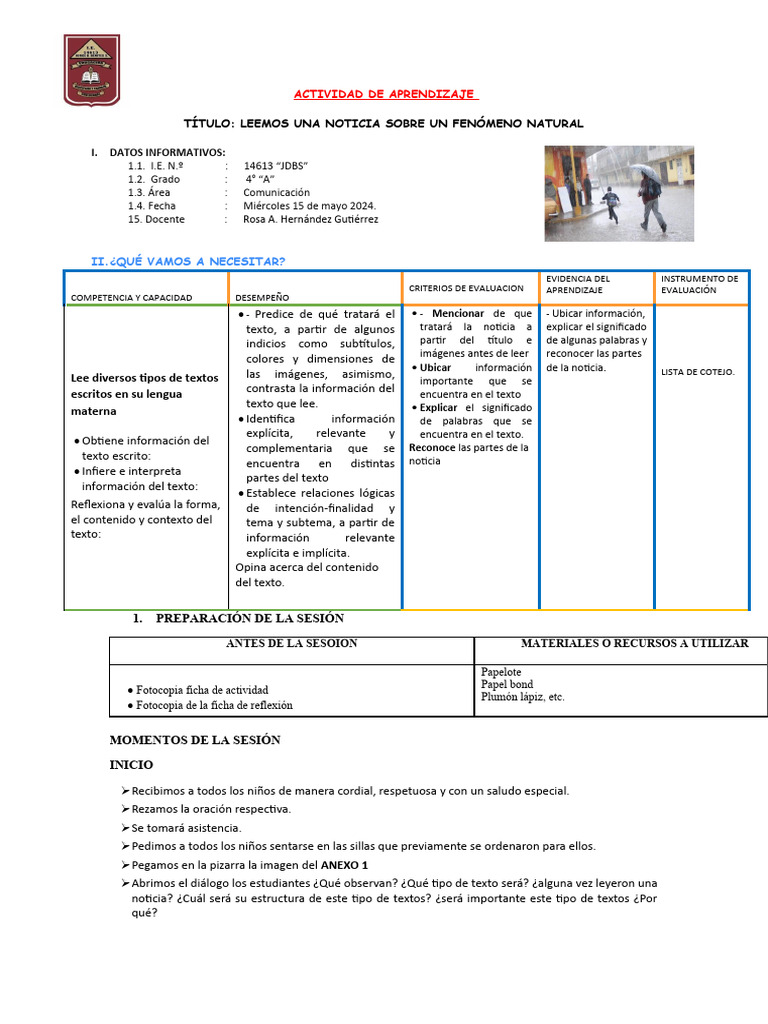 ACTIVIDAD de APRENDIZAJE de Comunicacion 13 de Mayo Luz Maria | PDF ... ACTIVIDAD de APRENDIZAJE de Comunicacion 13 de Mayo Luz Maria | PDF ...