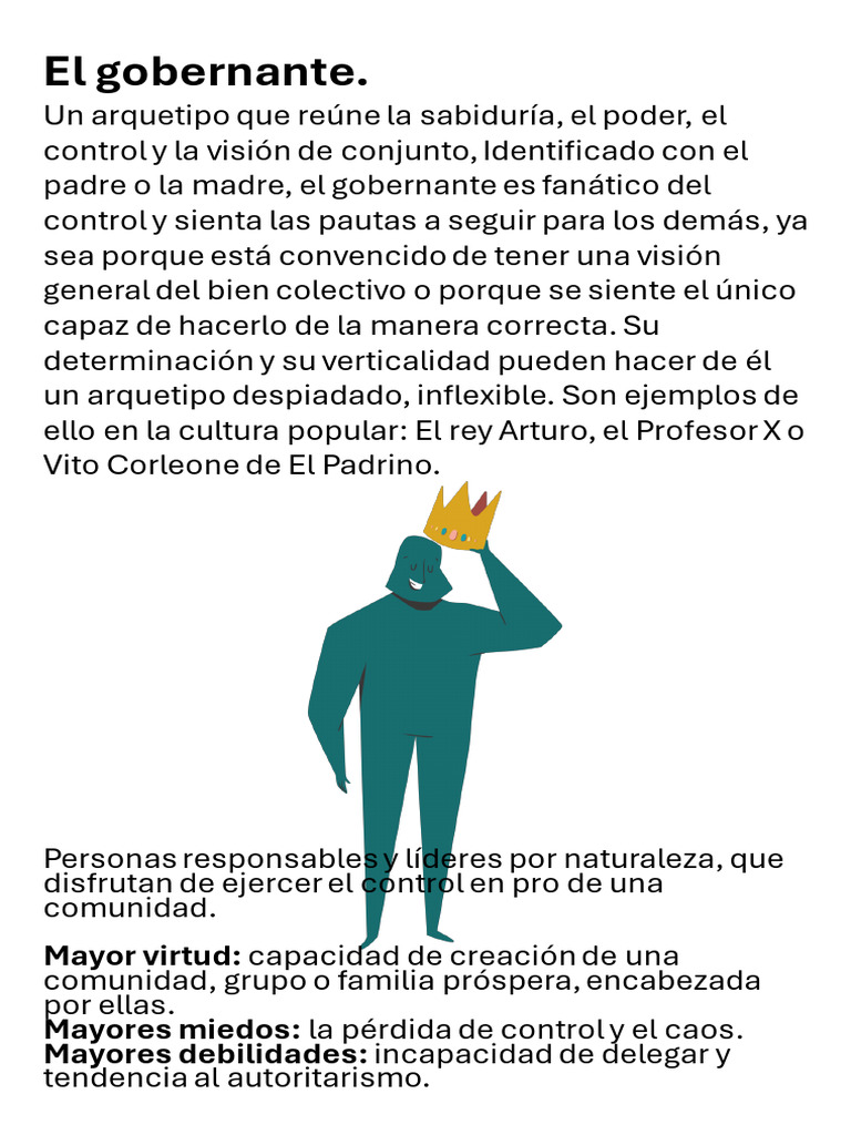 Arquetipos: Gobernante y Trickster | PDF