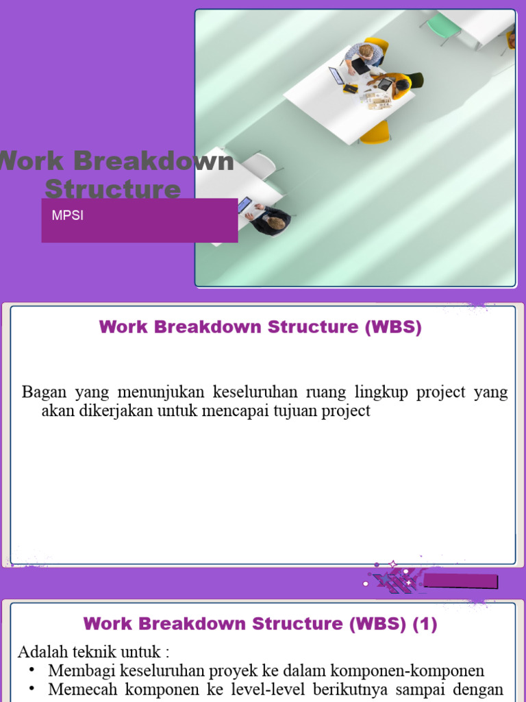 7. Work Breakdown Structure | PDF