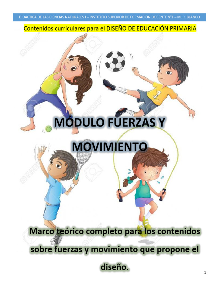 MÓDULO Fuerzas y Movimiento | PDF | Fuerza | Masa