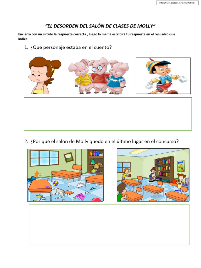Desorden en el salón de clases de Molly | PDF | Ficción general