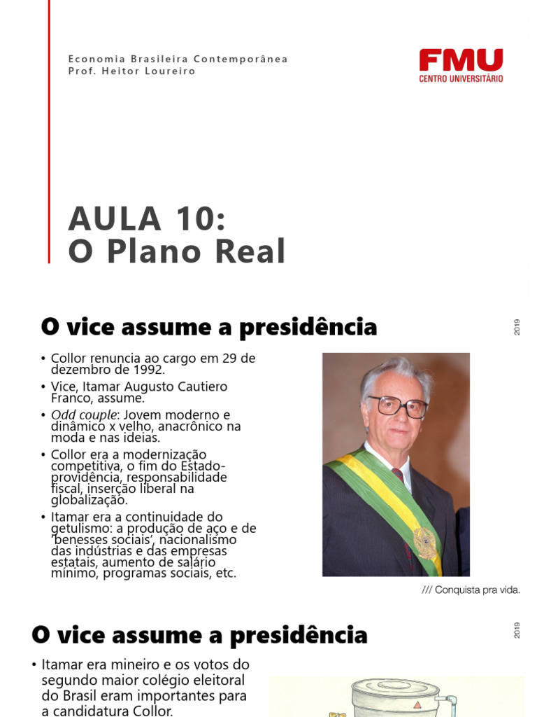 Impactos do Plano Real na Economia Brasileira | PDF | Privatização ...