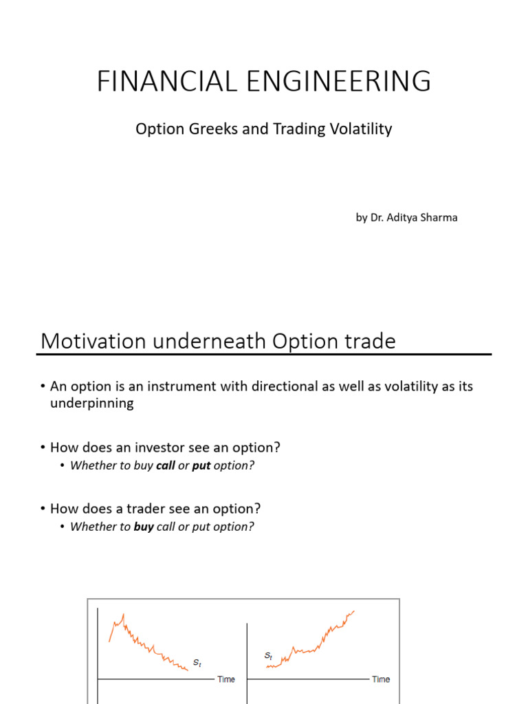 Option Greeks and Trading Volatility | PDF | Greeks (Finance) | Option ...