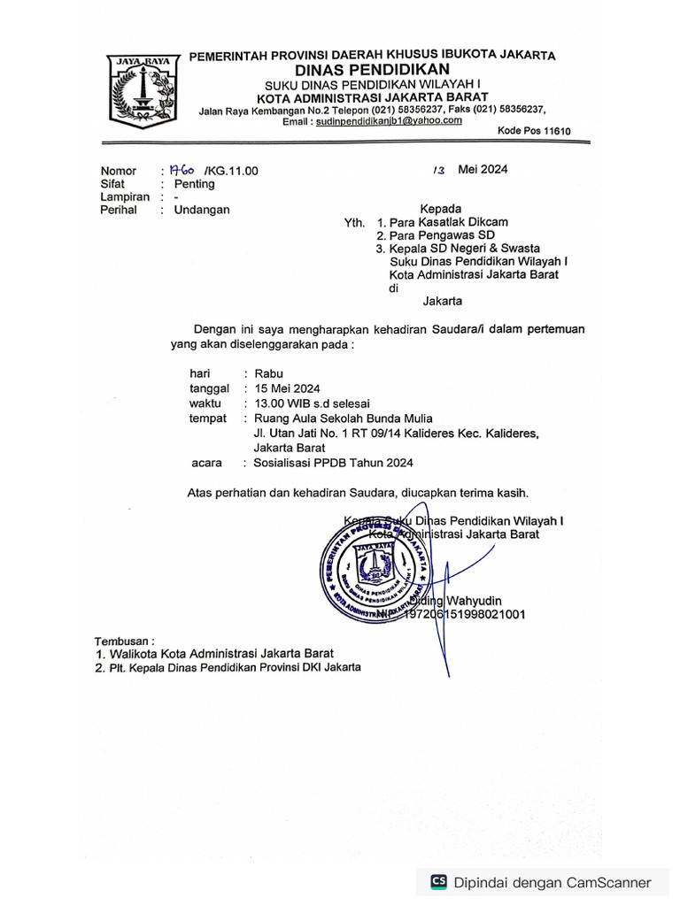 Undangan PPDB SD | PDF