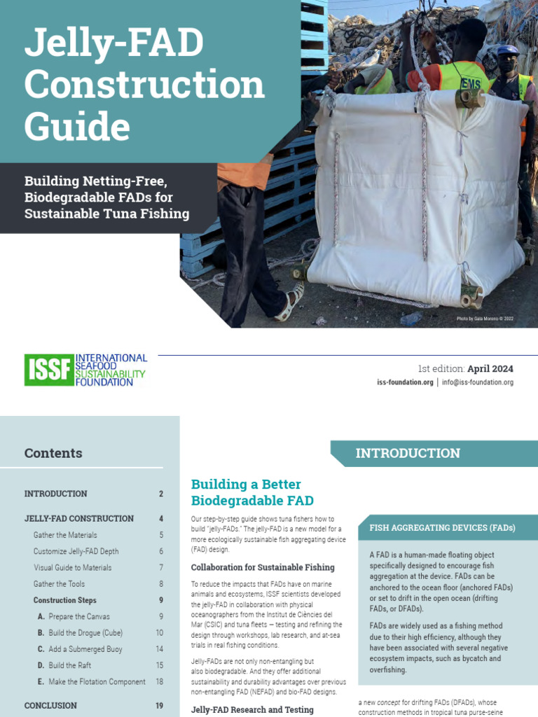 Jelly FAD Construction Guide | PDF | Buoyancy | Rope