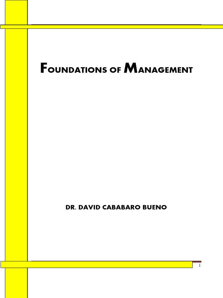 Mba101 Foundations of Business Management | PDF | Employment | Bureaucracy