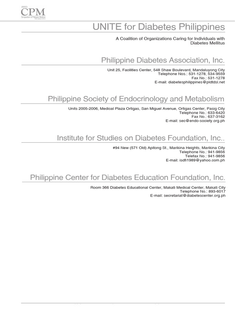DM CPG | PDF | Prediabetes | Diabetes