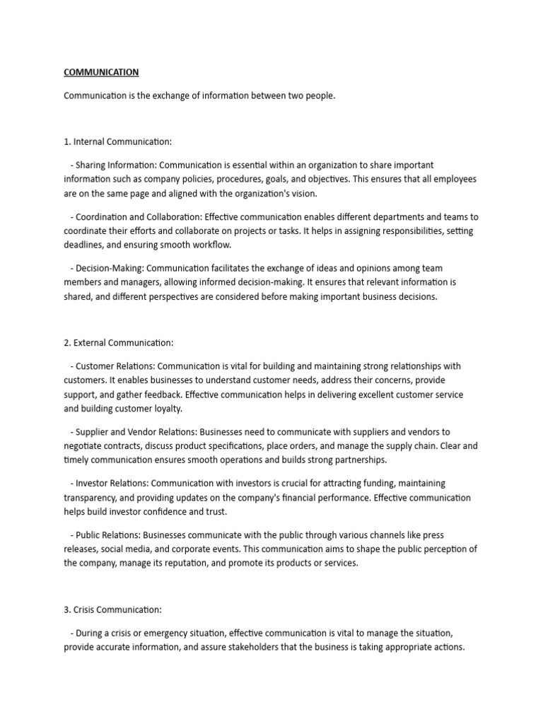 Types of Business Communication Explained | PDF | Communication | Hierarchy