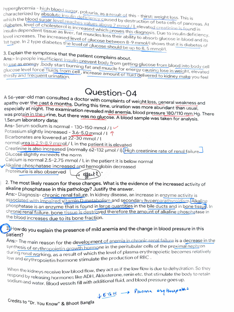 Question Bank | Download Free PDF | Thyroid Stimulating Hormone ...