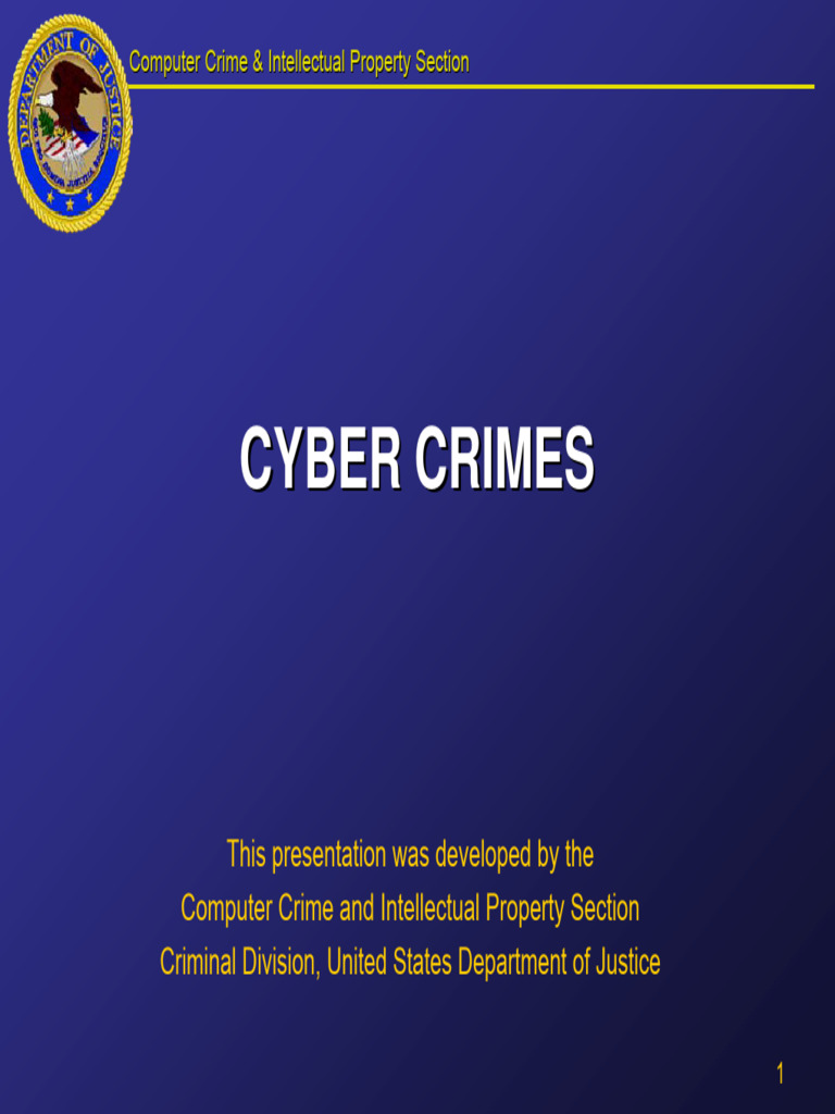 cyb10_slide | PDF | Cybercrime | Crimes