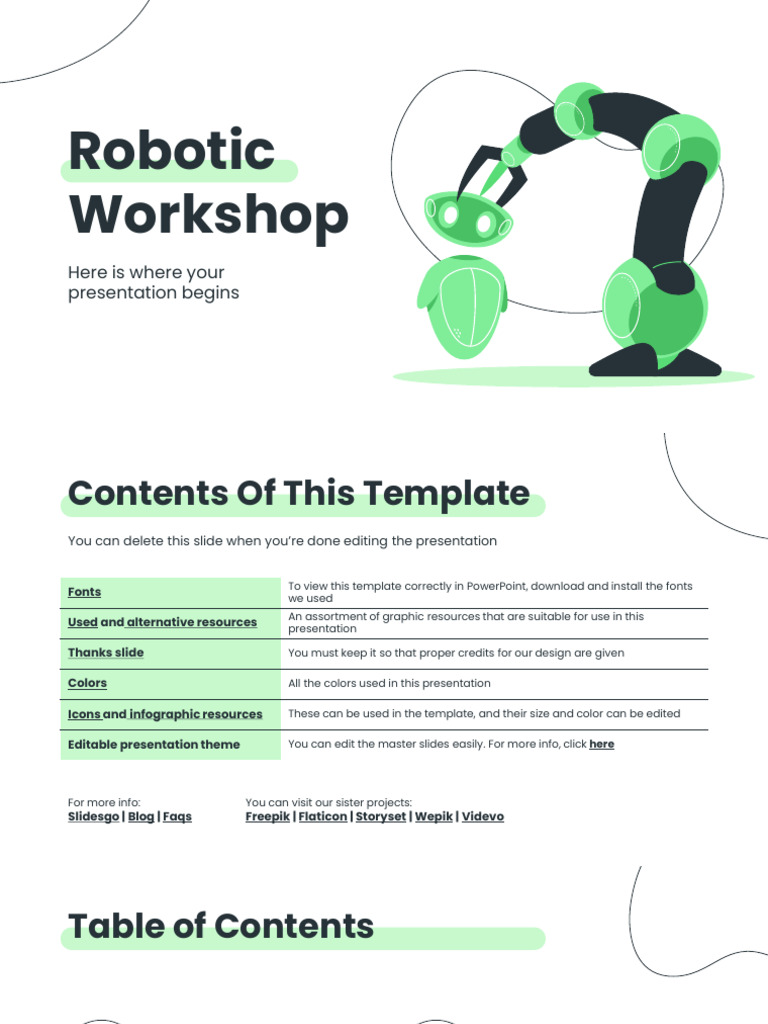 Robotic Workshop By Slidesgo Pdf Planets Planets In Astrology