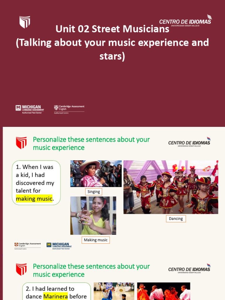 Unit 2 English VI | PDF | Performing Arts | Peru