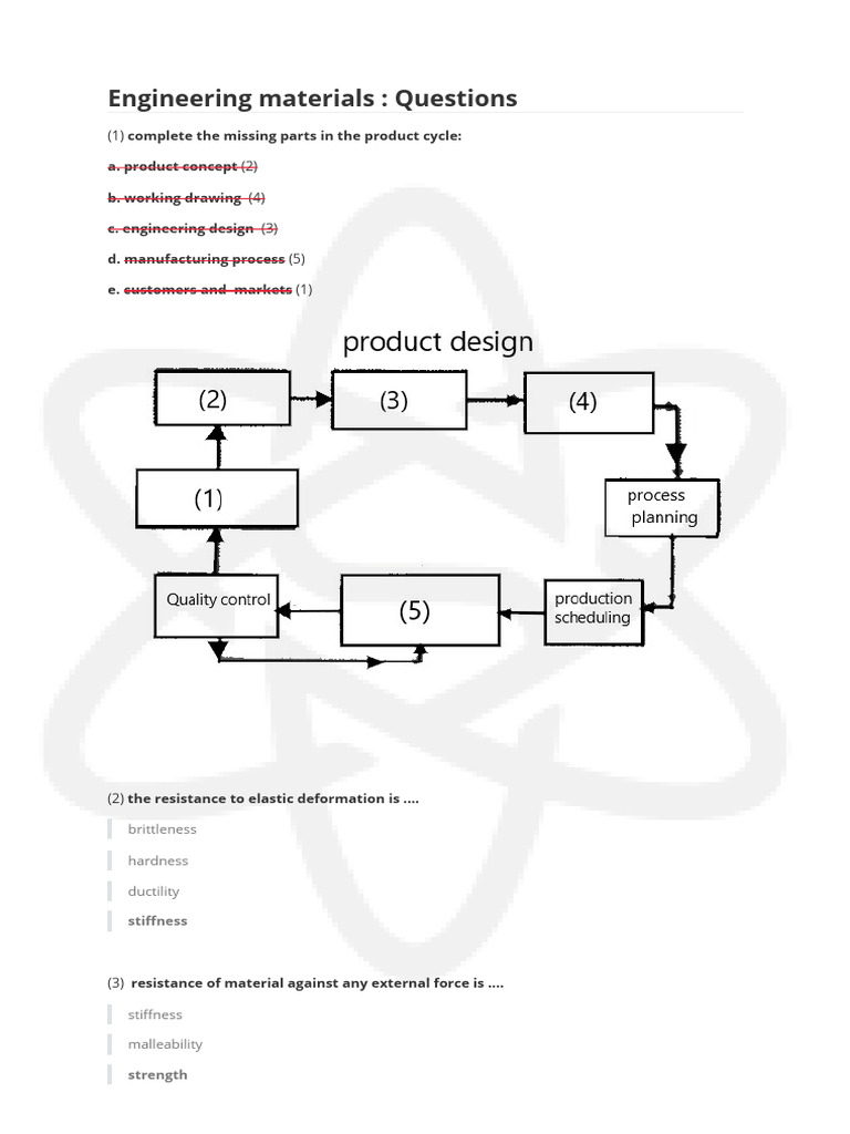 Engineering Materials Solved | PDF | Ductility | Deformation (Engineering)