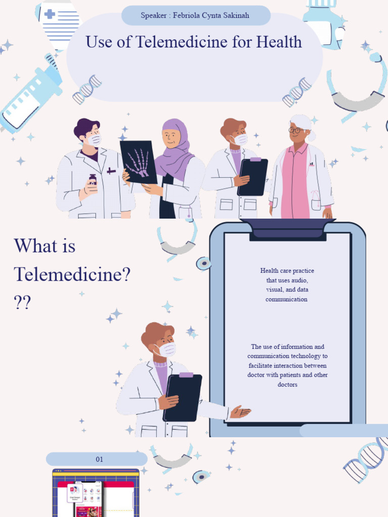 Blue Illustrative Innovations in Medicine Presentation | PDF