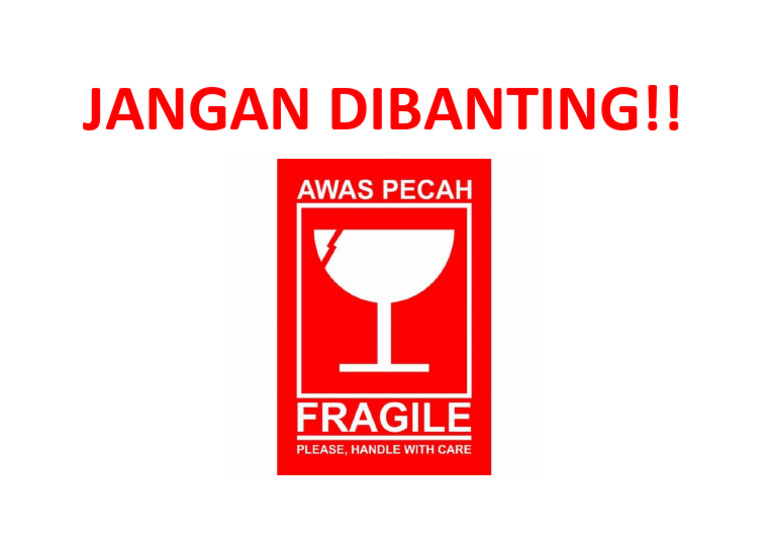 Jangan Dibanting | PDF