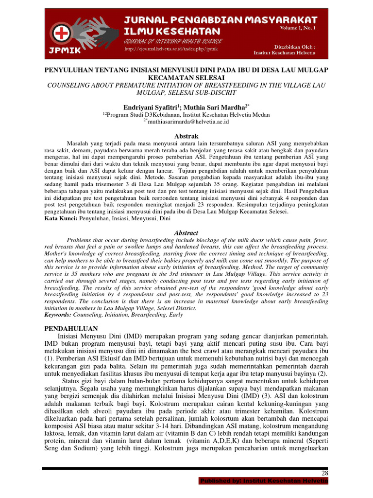 1 - Contoh Artikel Pengmas | PDF