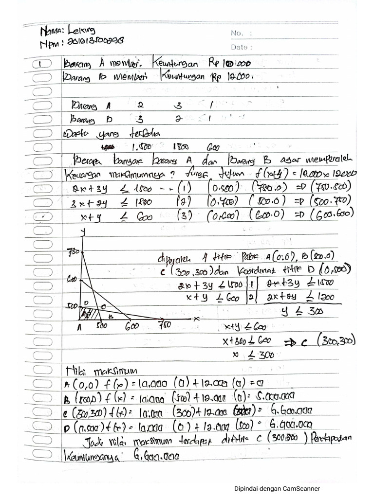 Leking 201913500298 (Program Linier) | PDF