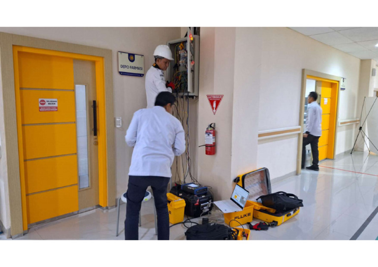 Dokumentasi Inspeksi Listrik Medis Oleh Bpafk | PDF