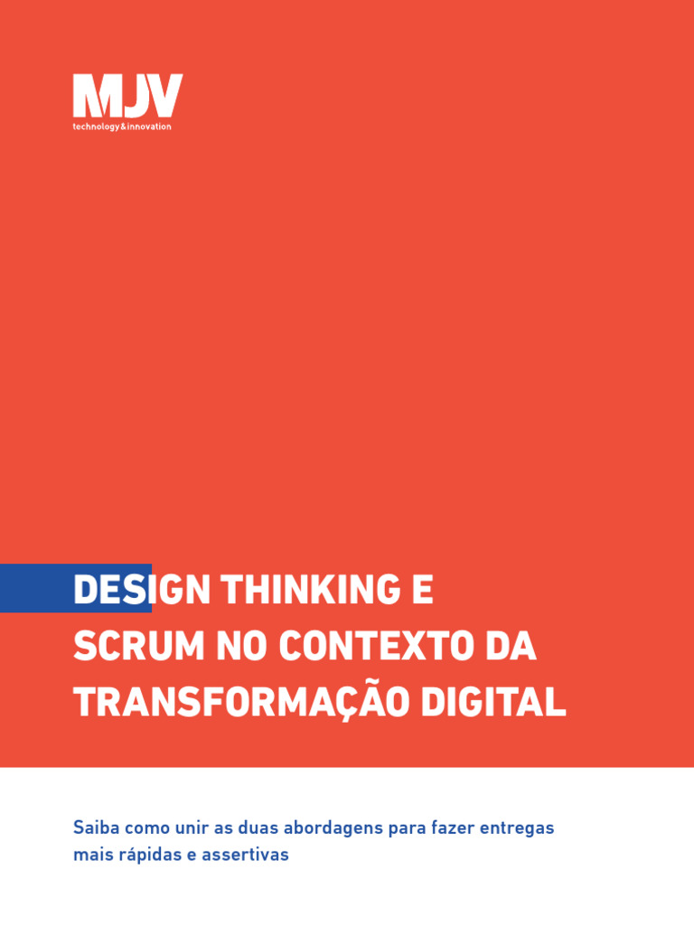 E-Book - Design Thinking e Scrum No Contexto Da Transformação - DIGITAL ...