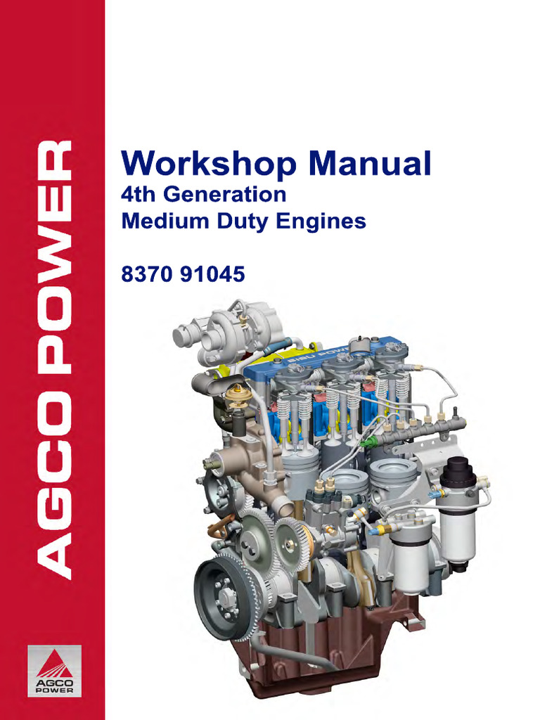 AGCO Power Medium Duty Engine Manual | PDF | Piston | Engine Technology